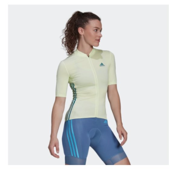 adidas | Tops | Adidas Short Sleeve Cycling Jersey Womens H6533 Size M ...